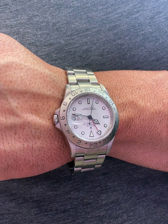 Rolex Explorer II 40mm Stainless Steel Polar White Di… - Gem