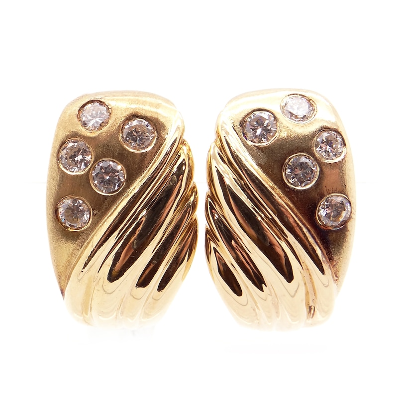Omega Clip Back Earrings - Etsy