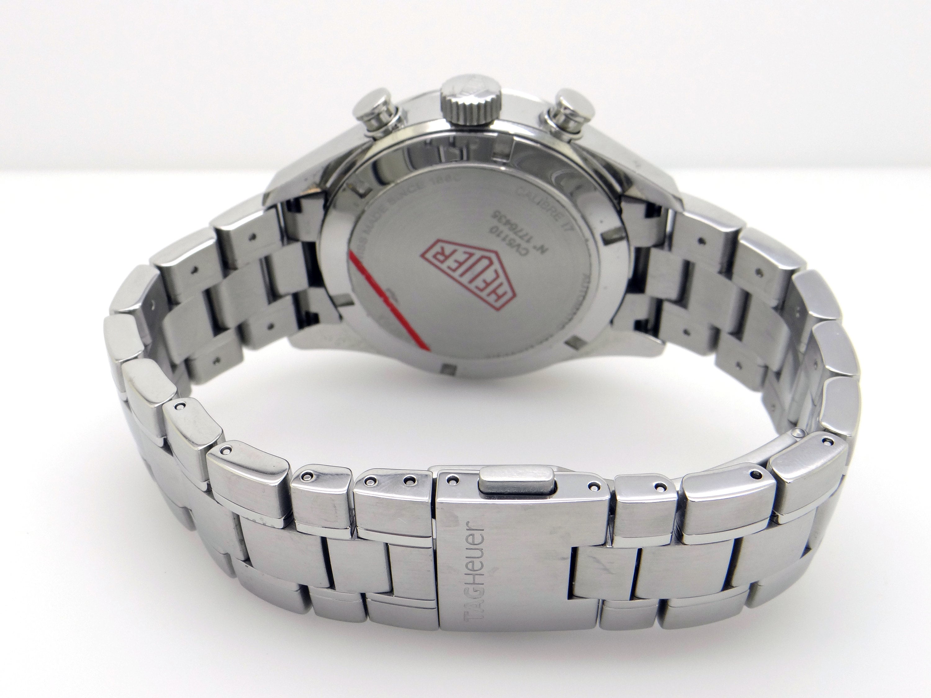 Tag Heuer Carrera Calibre 17 Stainless Chronograph Automatic Date Watch ...
