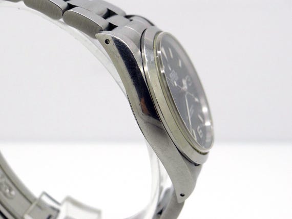 1993 Frozen Black Dial Rolex Explorer I Steel Automat… - Gem