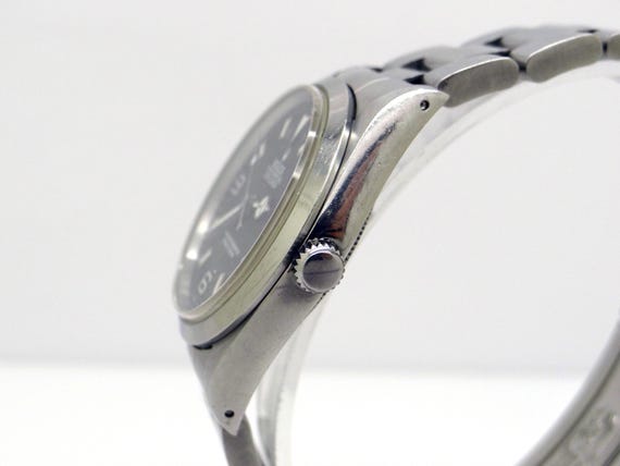 1993 Frozen Black Dial Rolex Explorer I Steel Automat… - Gem
