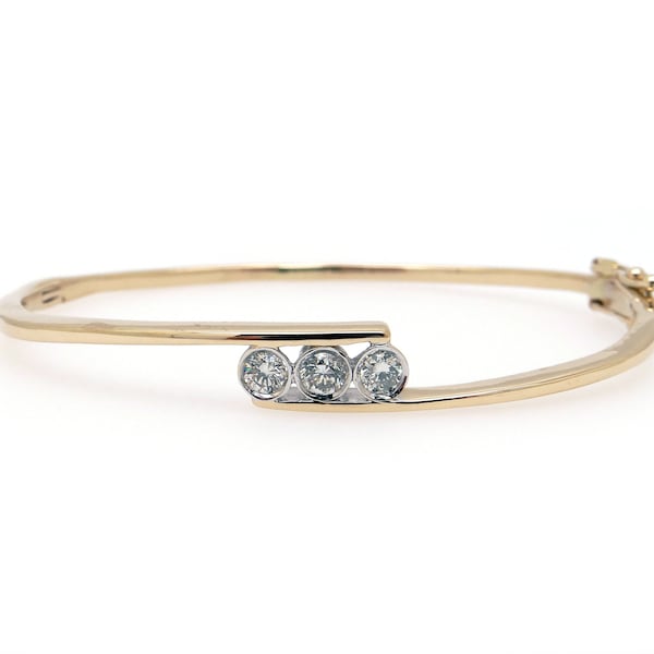 Diamond Bypass Bracelets - Etsy UK