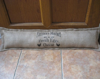 Hessian Burlap Door Window Draft Stopper draught Excluder. - Etsy