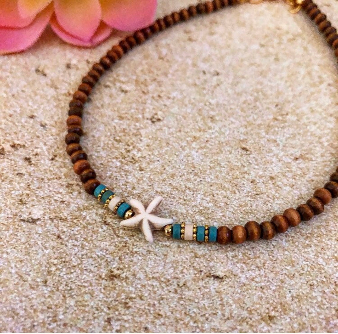 Starfish Choker/beaded Choker/beach Choker/boho - Etsy