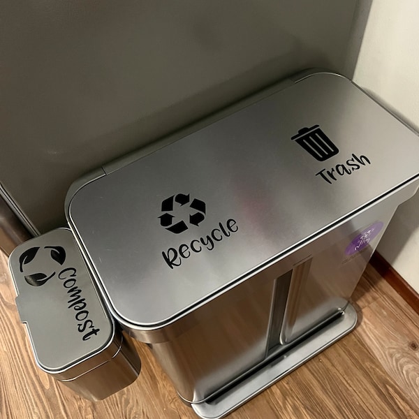 Kitchen Trash Can - Etsy