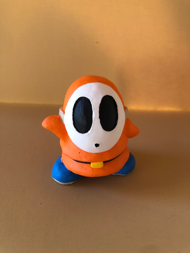 Shy Guy Figure Inspired by the Super Mario Bros Series - Etsy