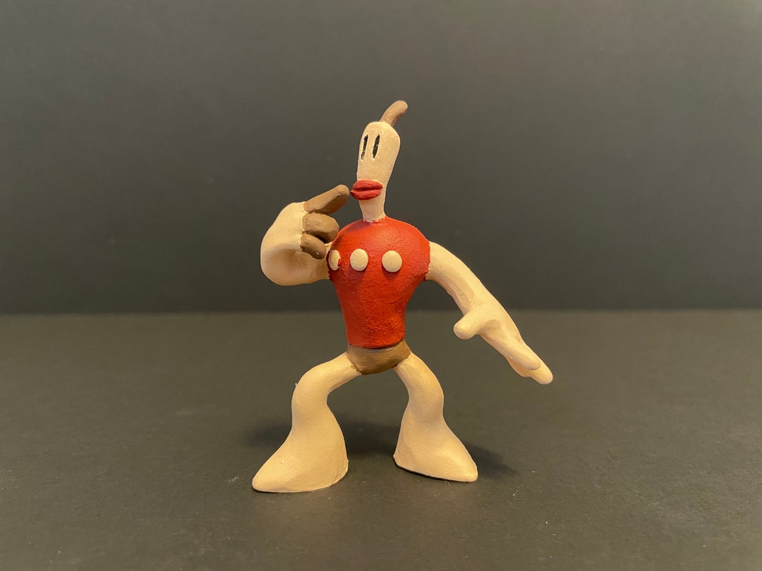 Klaymen Mini Figure Inspired by the Neverhood - Etsy
