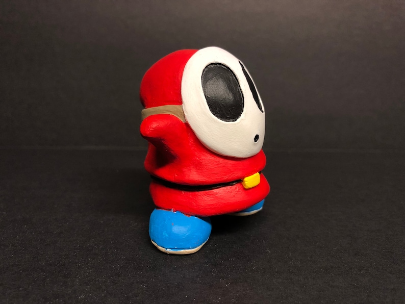 Shy Guy Figure inspired by the Super Mario Bros Series | Etsy