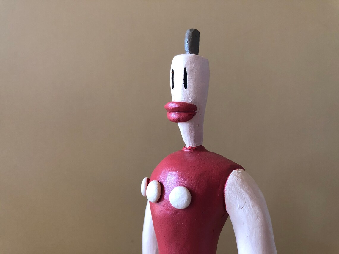 Klaymen Figure Inspired by the Neverhood - Etsy
