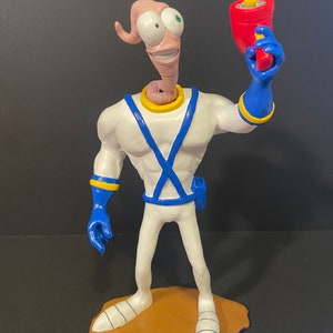 Earthworm Jim Fanmade Figure Inspired by the Earthworm Jim Series - Etsy