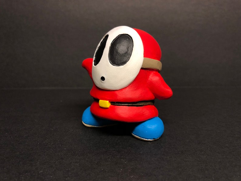 Shy Guy Figure inspired by the Super Mario Bros Series | Etsy