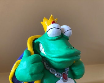 Super Mario Bros. Inspired Red Koopa Troopa Clay Figure - Etsy