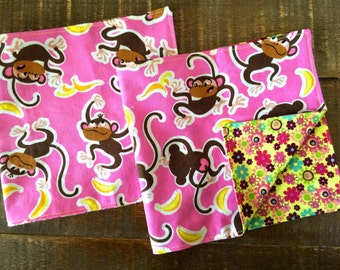 Monkey napkins | Etsy