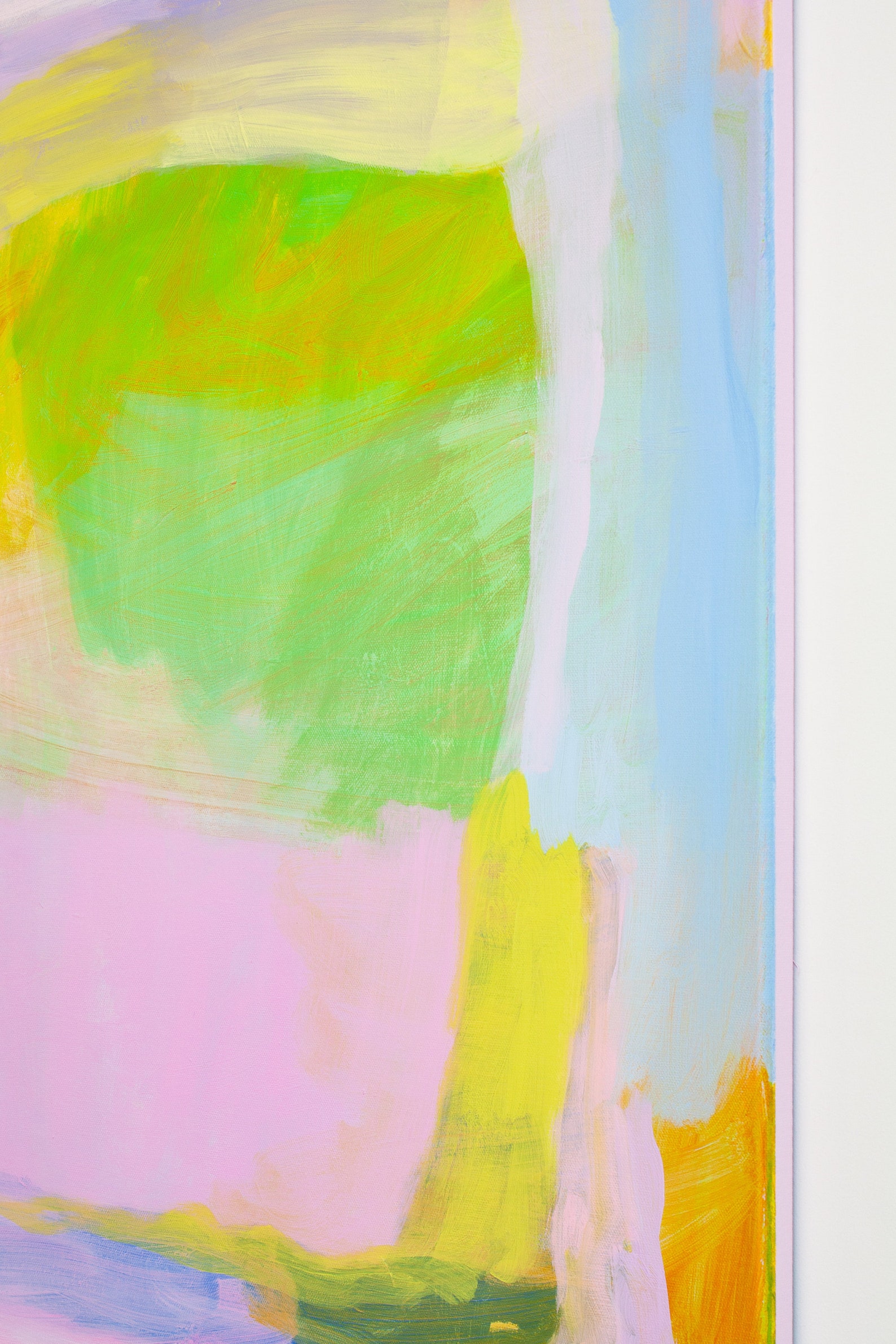 Abstract Painting Modern Wall Art Pastel Wall Decor - Etsy