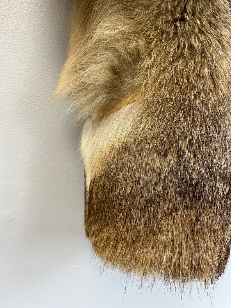 Vintage Simpsons Coyote Fur Coat Size Small // Women's - Etsy
