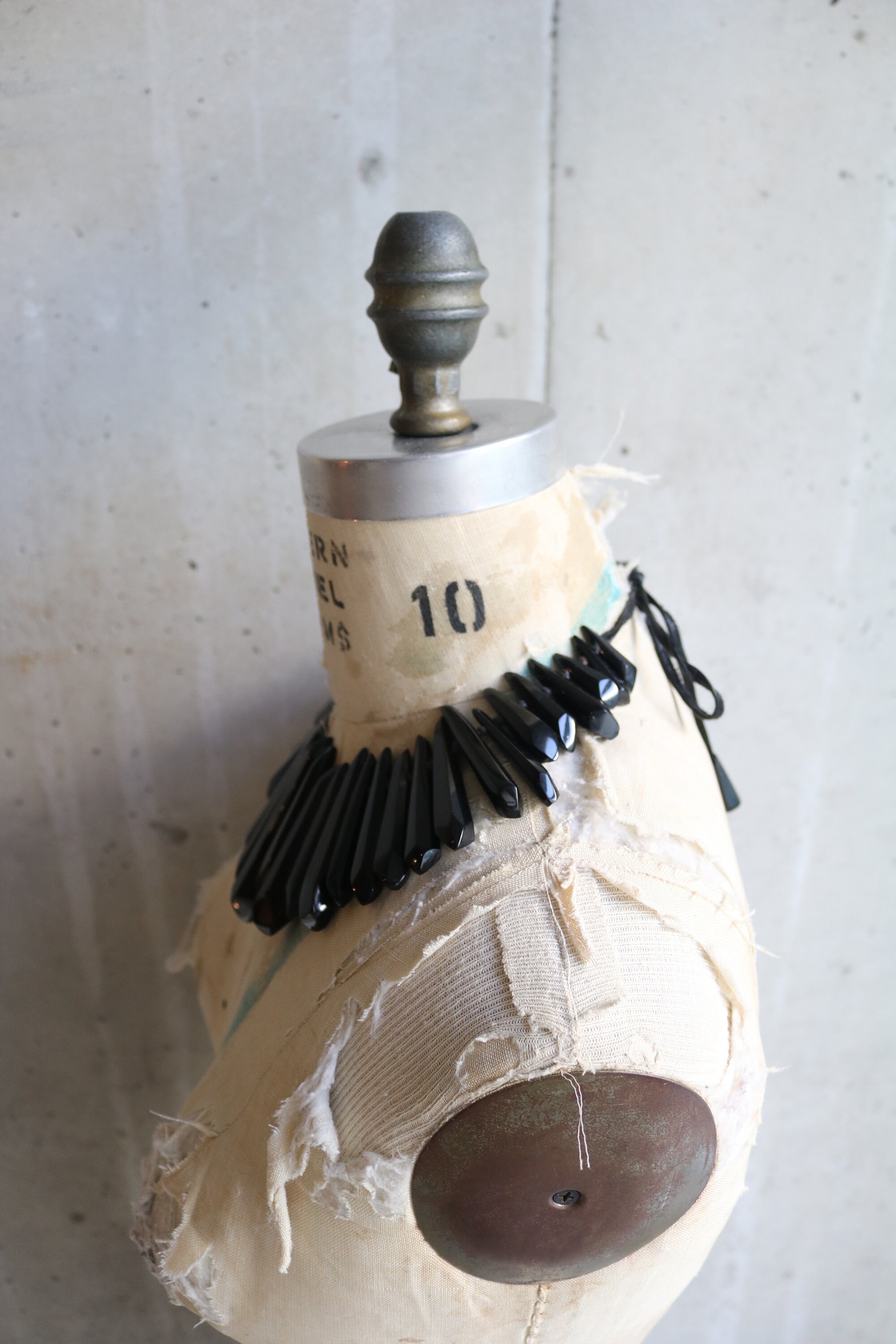 Vintage Black Gerda Lynggaard for Monies Necklace //statement Necklace ...