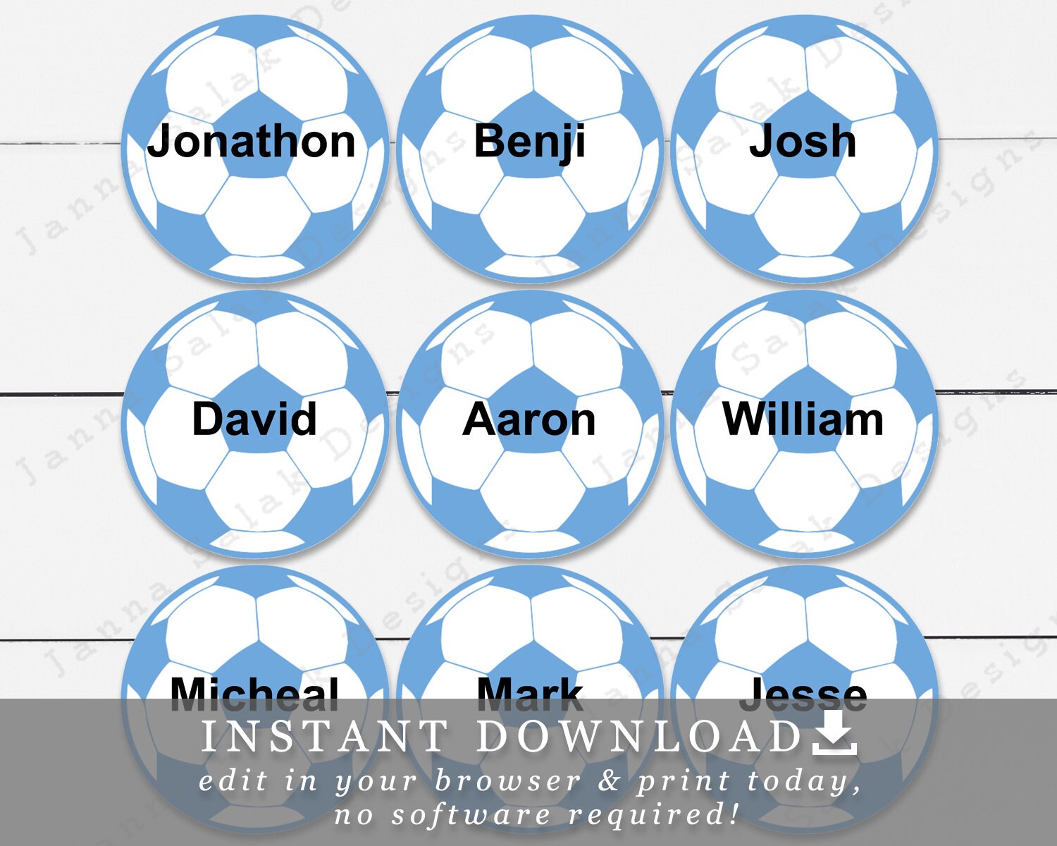 Soccer Ball Printable Template
