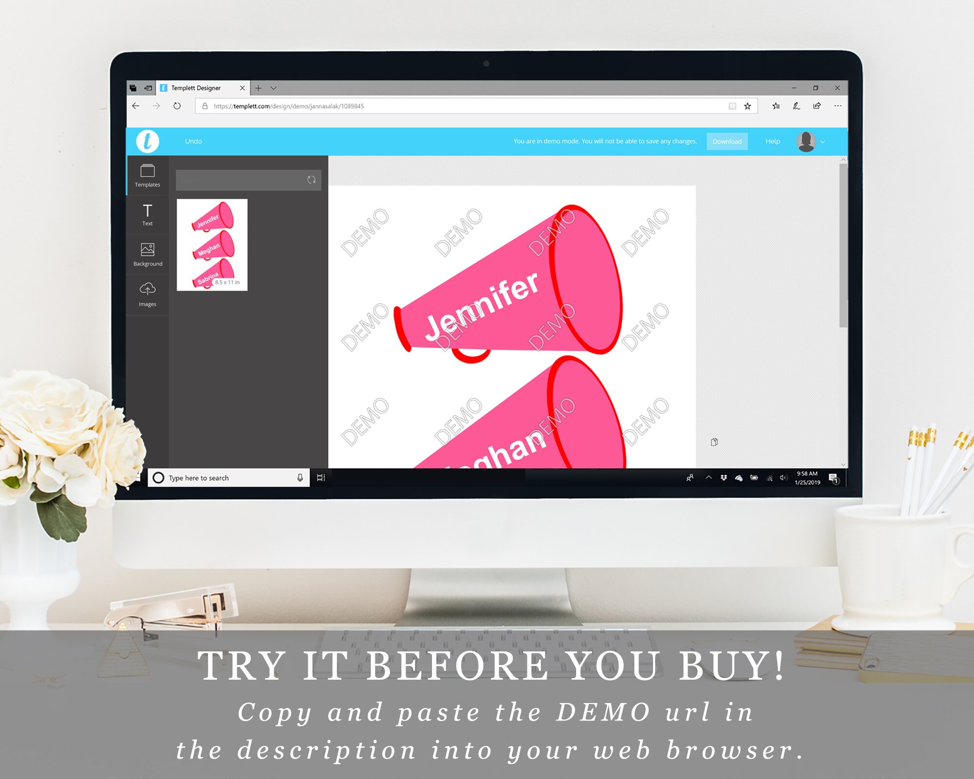 5 Cheer Megaphones With Editable Colors and Names DIY | Etsy