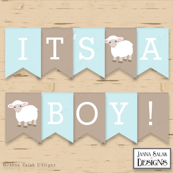 Lamb Banner - Etsy