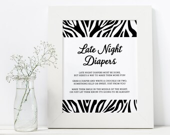 Zebra Print Diapers - Etsy