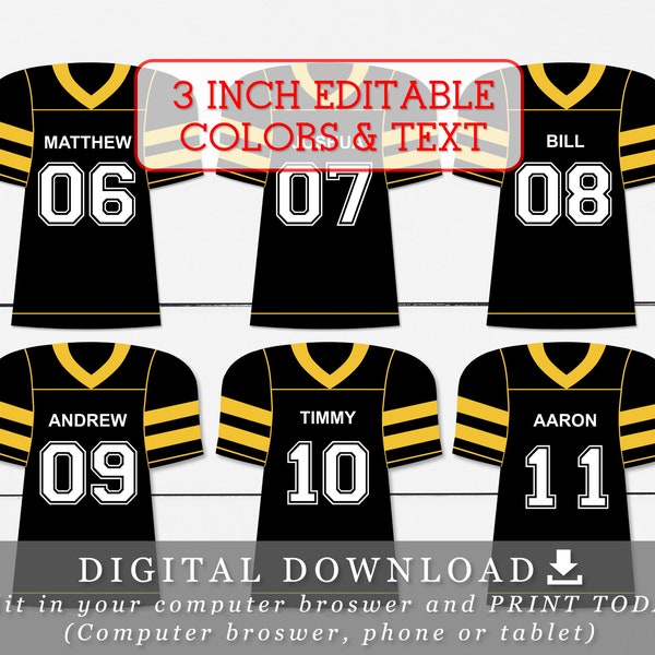 Football Jersey Svg - Etsy
