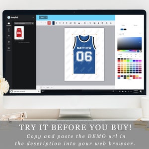 AO Poster Size Basketball Jersey Tags With Editable Names Numbers and ...