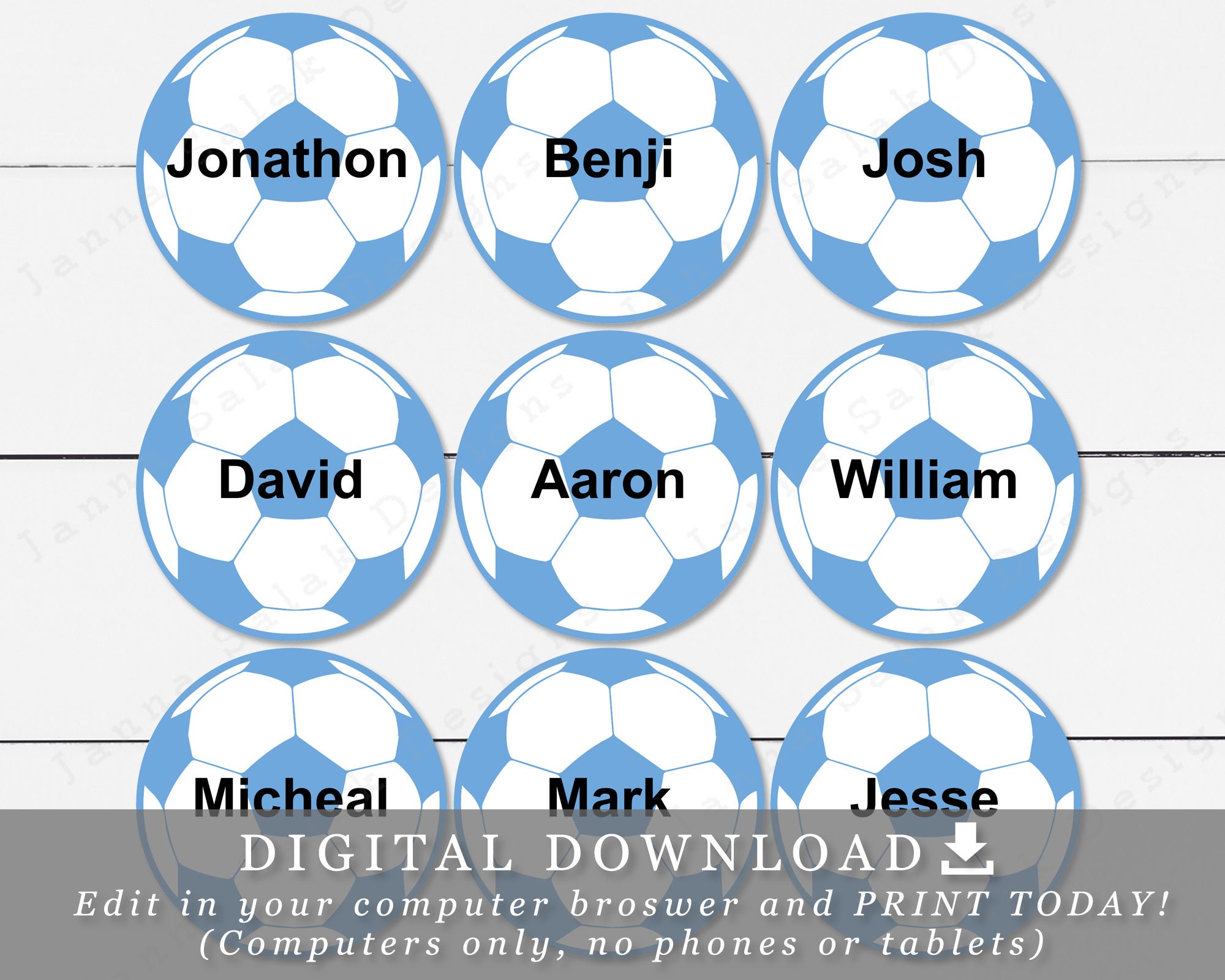 Soccer Ball Printable Template