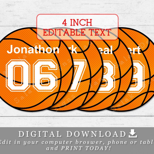 Basketball Printable - Etsy