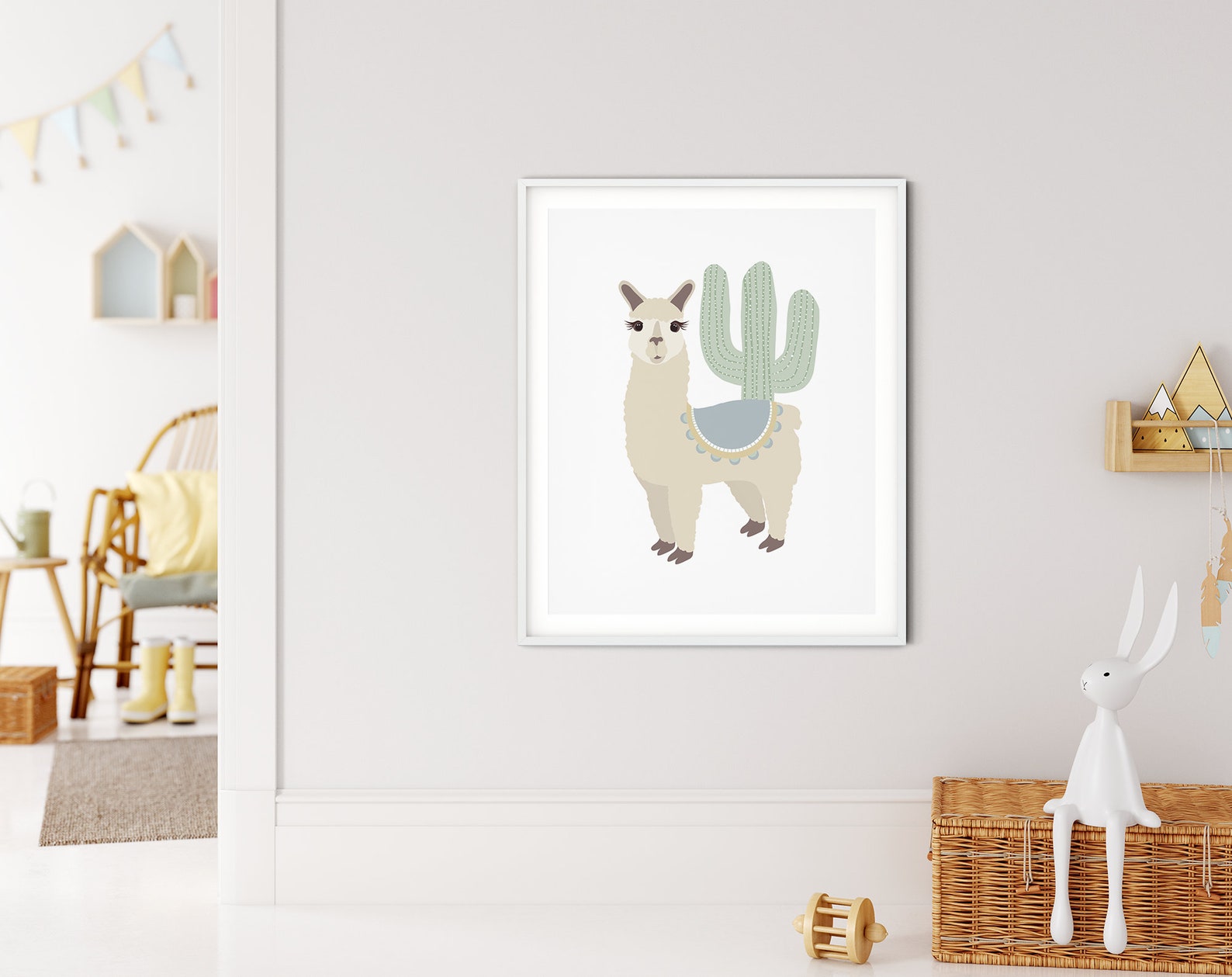Alpaca Nursery Prints Set of 3 Printable Alpacas Digital - Etsy