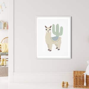 Alpaca Nursery Prints Set of 3 Printable Alpacas Digital Posters Kids ...
