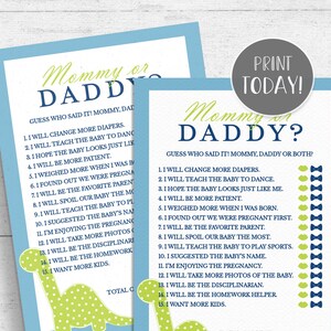 Dinosaur Baby Shower Game Package Printable - 10 Games - Dino Blue and ...