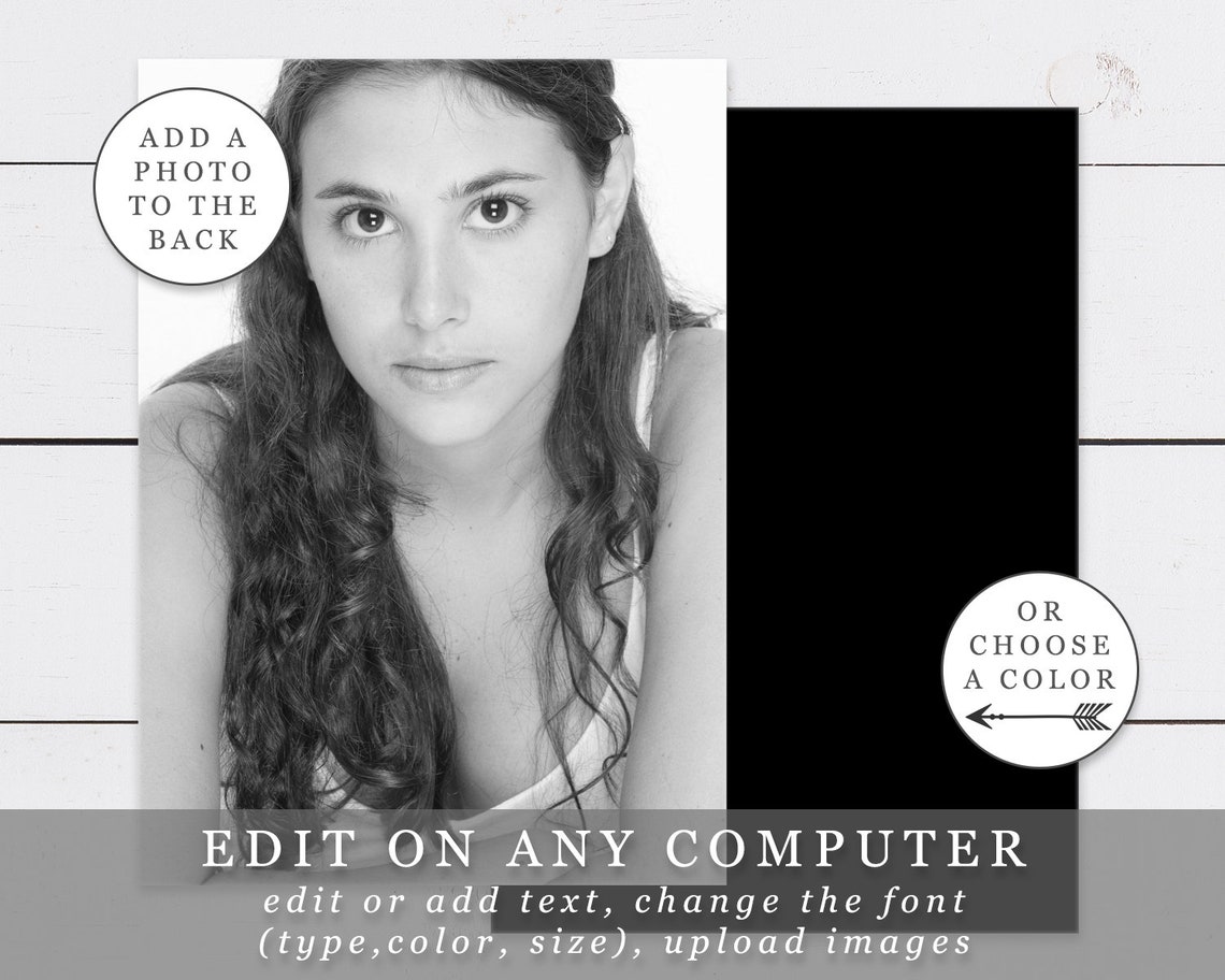 Black & Silver Glitter Graduation Invitation Template Grad Party 5x7 ...