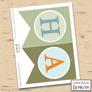 Ocean Theme Birthday Banner Ages 1-10 Nautical Beach Party Printables ...