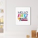 Hello First Grade Print Printable Poster 1st Grade Educational - Etsy