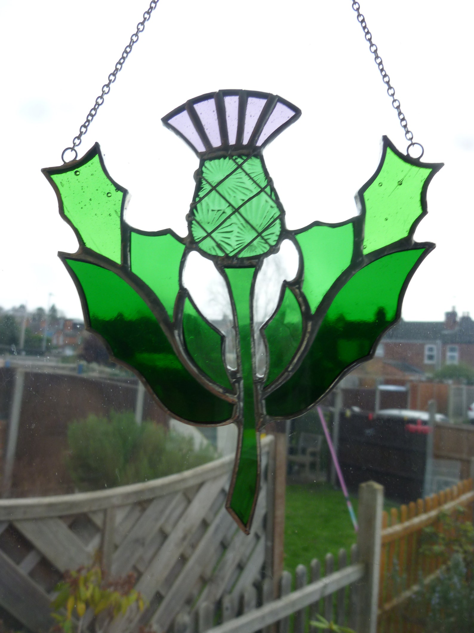 Scottish Thistle Ornament.thistle Suncatcher. - Etsy