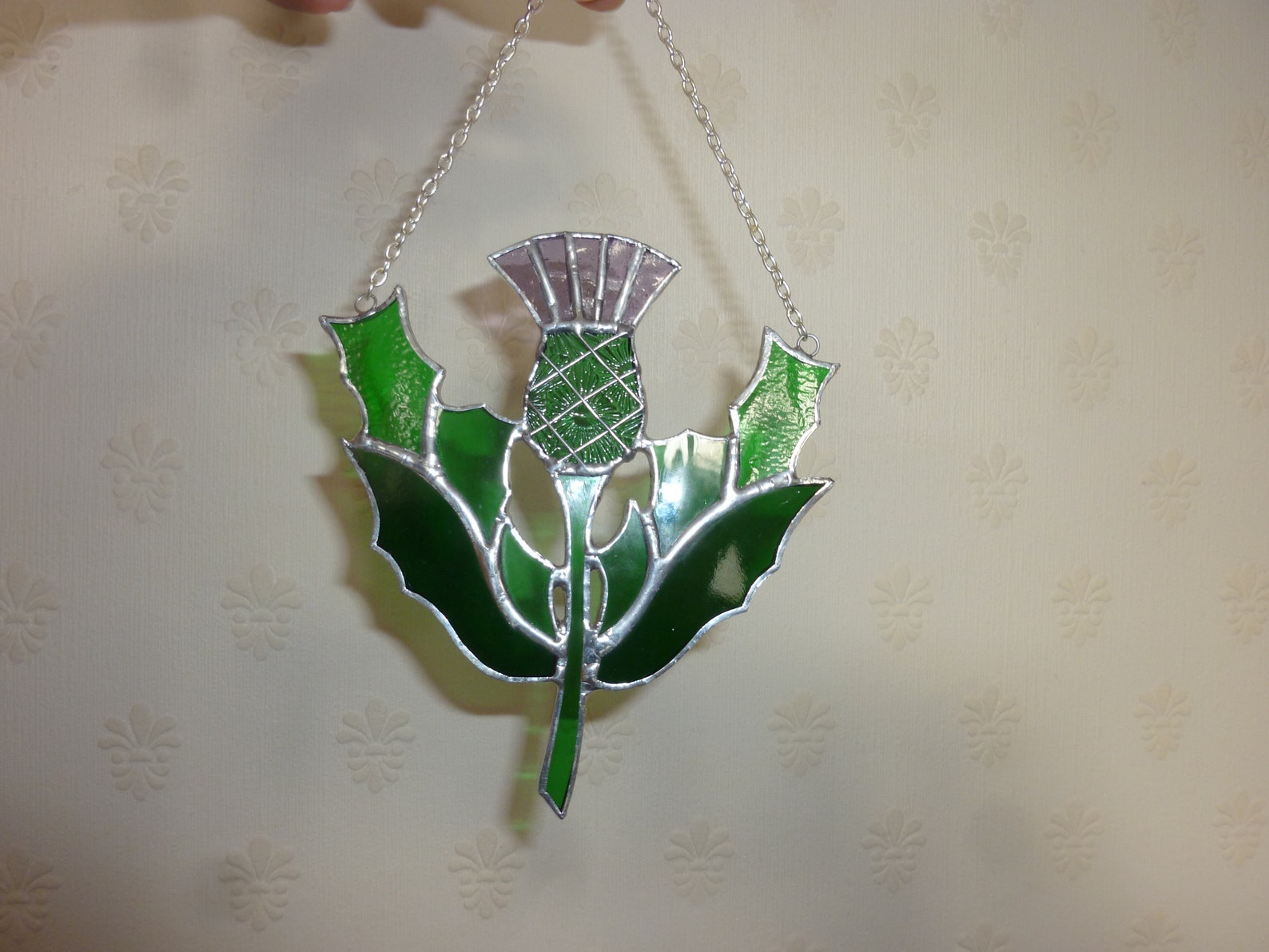 Scottish Thistle Ornament.thistle Suncatcher. - Etsy