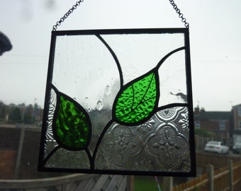 Small Stained Glass Panel | Etsy