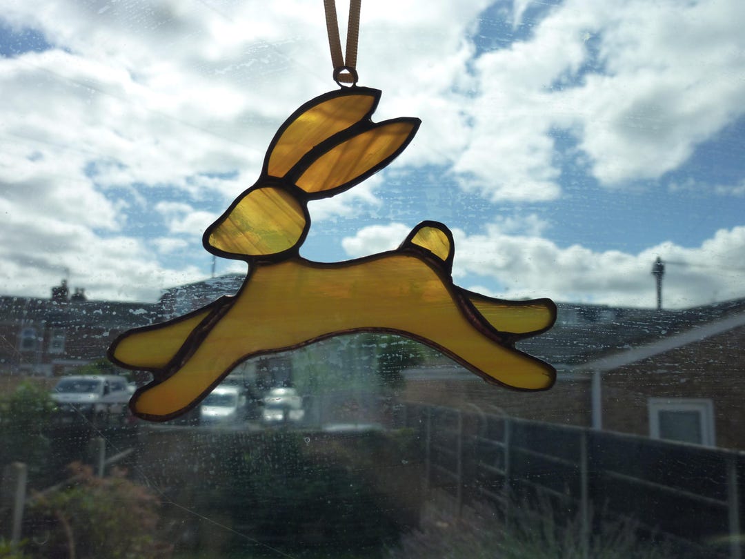 Rabbit Suncatcher,bunny Suncatcher,hare Suncatcher. - Etsy