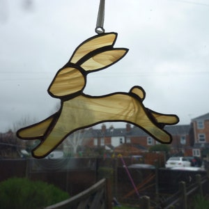 Rabbit Suncatcherbunny Suncatcherhare Suncatcher. - Etsy