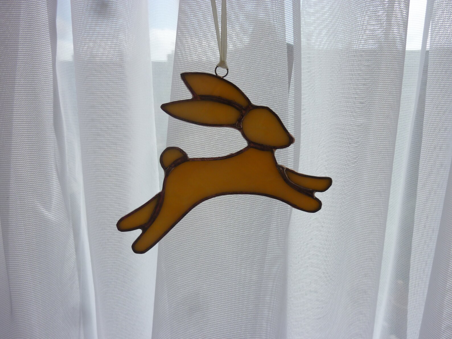 Rabbit Suncatcherbunny Suncatcherhare Suncatcher. - Etsy