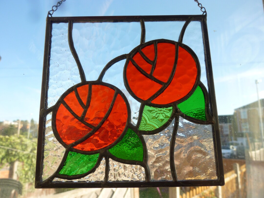 Two Rose Panel - Etsy