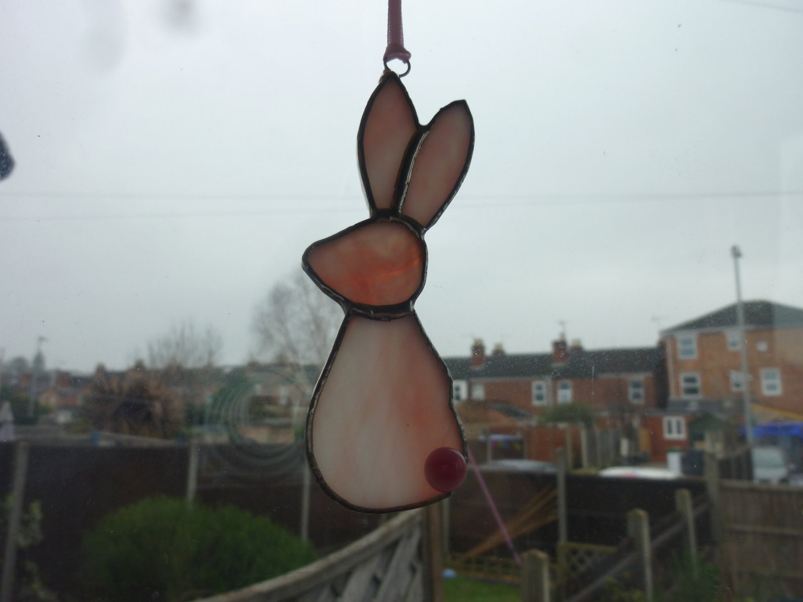 Stained Glass Bunny Suncatcherrabbit Suncatcherhare - Etsy