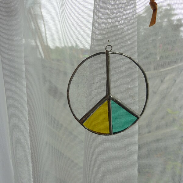 Peace Sign Stained Glass - Etsy