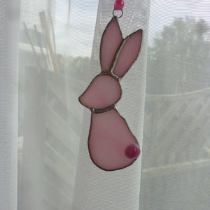 Stained Glass Bunny Suncatcher,rabbit Suncatcher,hare, - Etsy