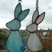 Stained Glass Bunny Suncatcher,rabbit Suncatcher,hare, - Etsy