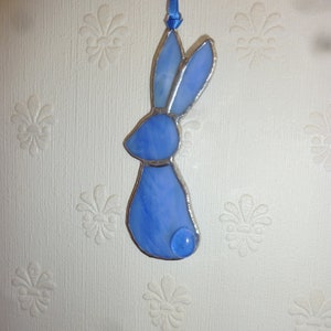 Stained Glass Bunny Suncatcher,rabbit Suncatcher,hare, - Etsy