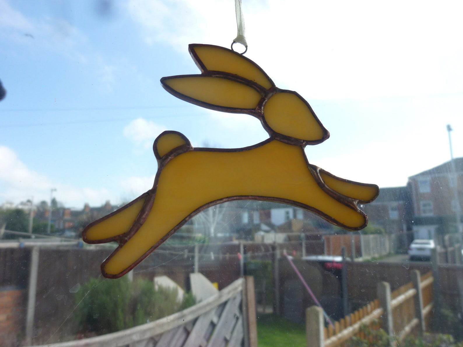 Rabbit Suncatcherbunny Suncatcherhare Suncatcher. - Etsy