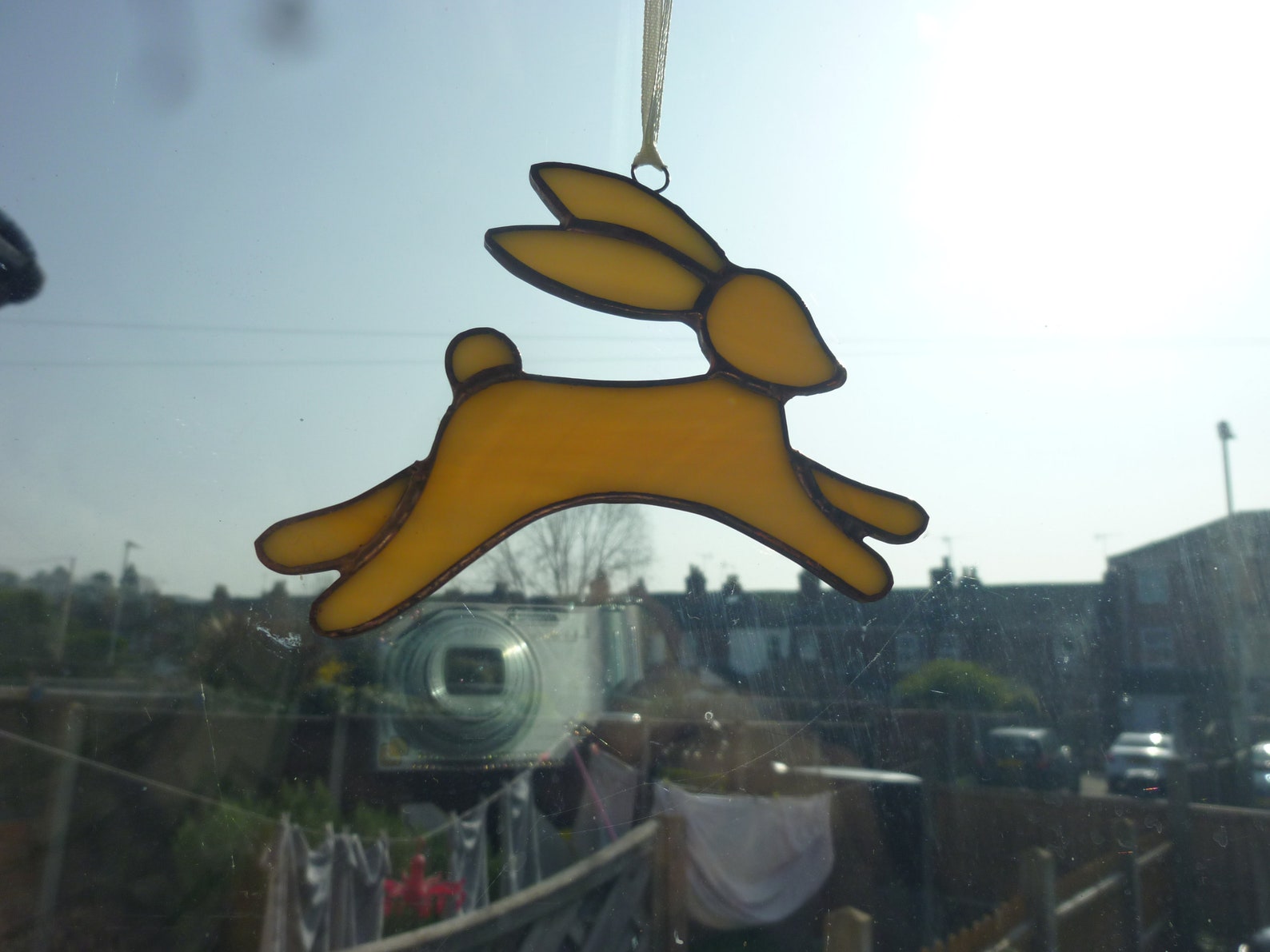 Rabbit Suncatcherbunny Suncatcherhare Suncatcher. - Etsy