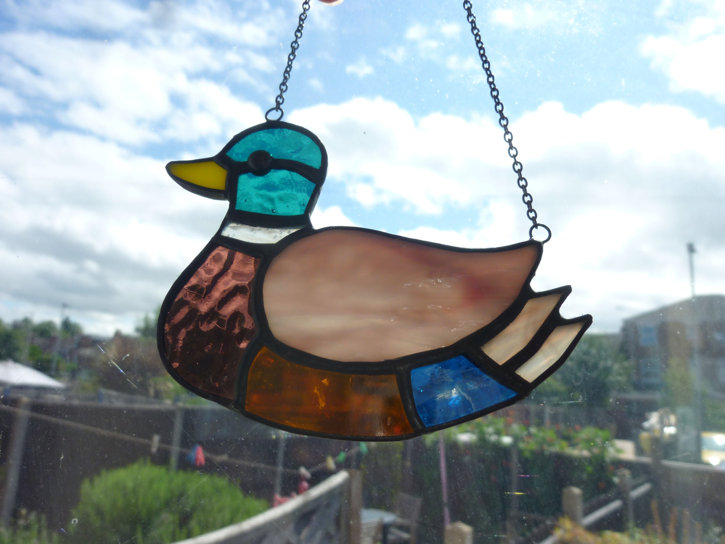Stained Glass Duck. Mallard. Duck. - Etsy