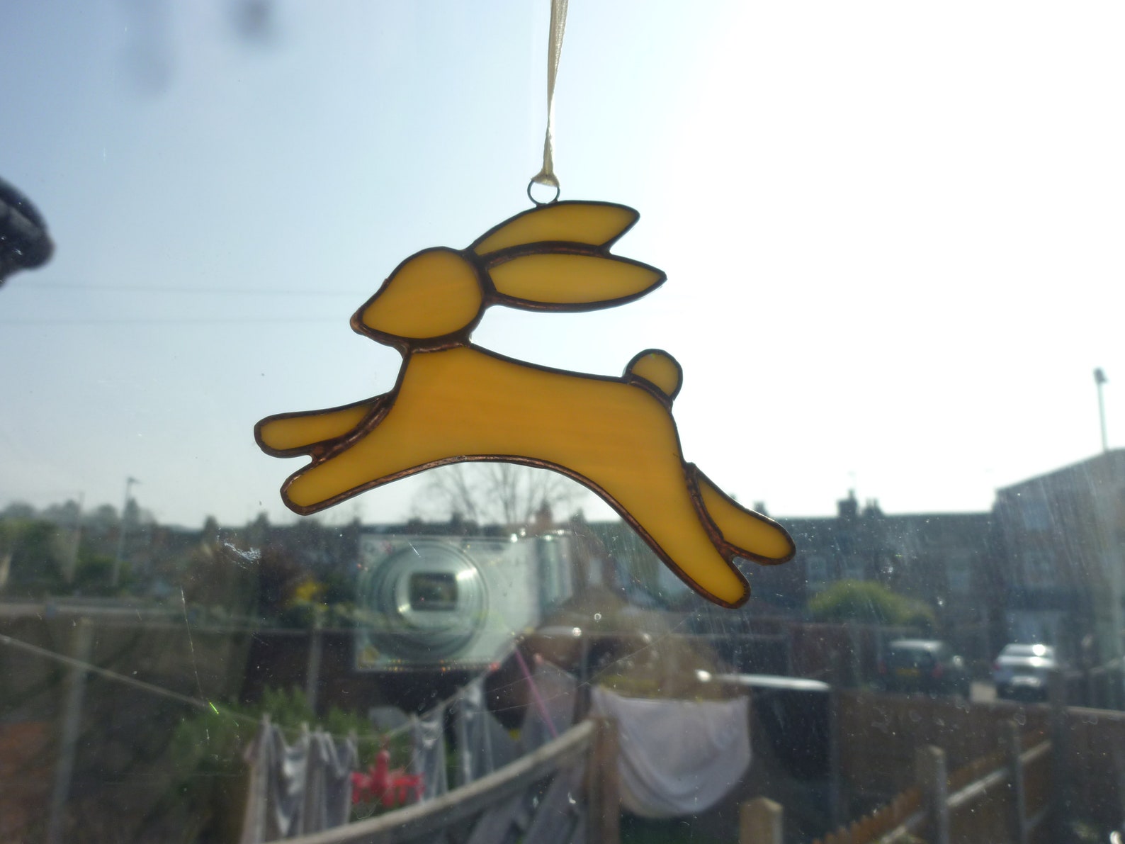 Rabbit Suncatcherbunny Suncatcherhare Suncatcher. - Etsy